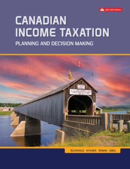 Canadian Income Taxation 2023/2024 26th Edition By William Buckwold ...